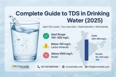 Best TDS Levels for Drinking Water in India (2026) | RO Care India